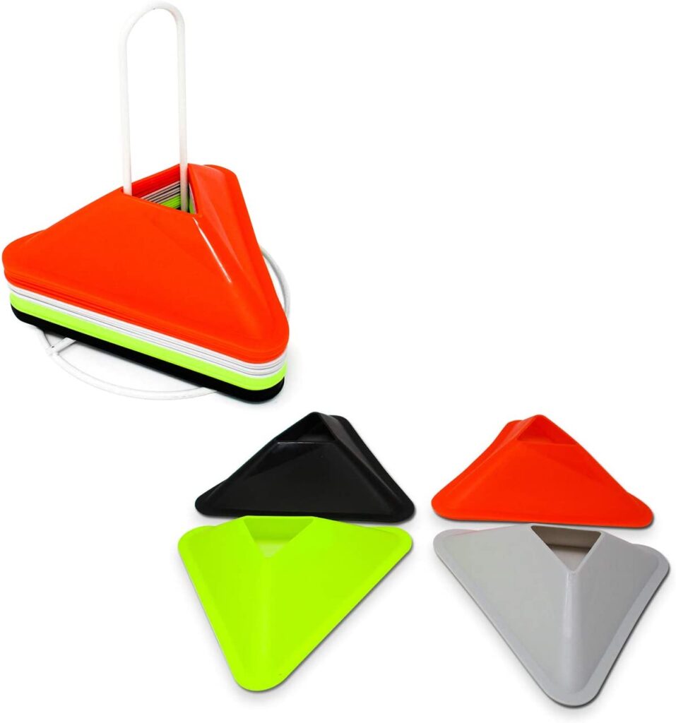 Cones- triangular markers 40 pcs – Sportsmallgh.com